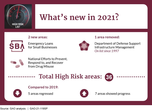 The 2021 High Risk List—Which Programs Are At High Risk of Fraud, Waste ...